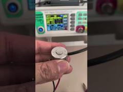 8*0.7mm,3mhz,10mhz piezo ceramic transducer disc coupling freqency 10MHZ use for Beauty machine