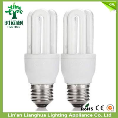 China Halogeen 3 U - gevormde Neonlichtbollen/Compacte Fluorescente Lampen met Hoog Poeder Te koop