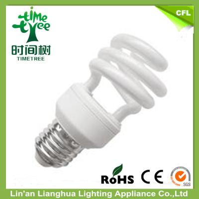 China ROHS Approved 7W Spiral Outdoor Fluorescent Light Bulbs Energy Saving Lamp Bulbs for sale