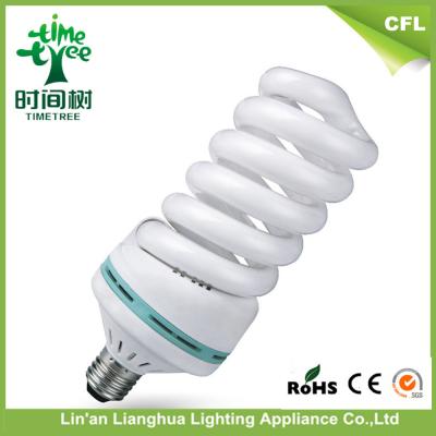 China Large Full Spiral Energy Saving Light Bulbs 50w In Tri - phosphor Powder With 10000 H Life for sale