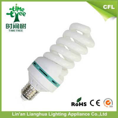 China Full Spiral 32w 34w 8000h Energy Saving Light Bulbs / 6500K Daylight Fluorescent Bulb for sale