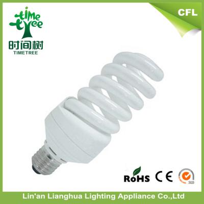 China Full Spiral 28w 30w Tricolour Powder 10000hour Energy Saving Light Bulbs / Pwer Saver For Home for sale