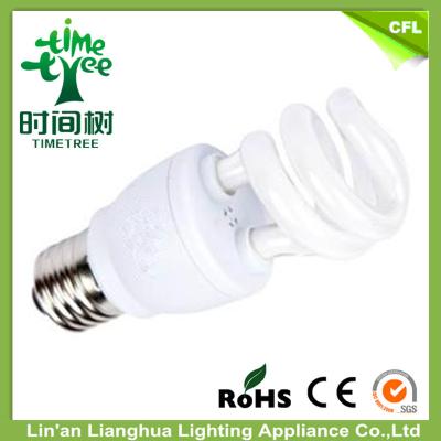 China Commercial Energy Efficient Fluorescent Light Bulbs Spiral Compact Fluorescent Lamp for sale