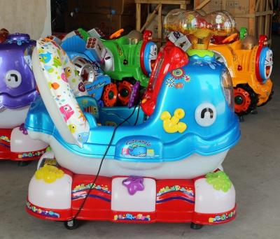 China children coin operated plastic swing car kiddie rides game machine for sale