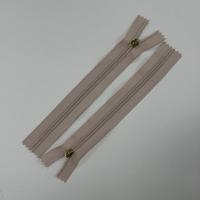China Rust Resistant #5 Nylon Zipper Lightweight Shell Pink Teeth 80cm for sale