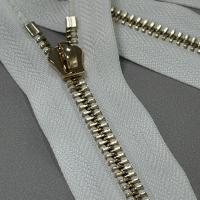 Quality Multi Color Electroplating Metal Zipper #5 Y Shape Light Gold Zipper for sale