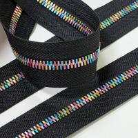 Quality Full Bodied Teeth Aluminum Zipper Size 5 Eco Friendly Colorful Zipper for sale