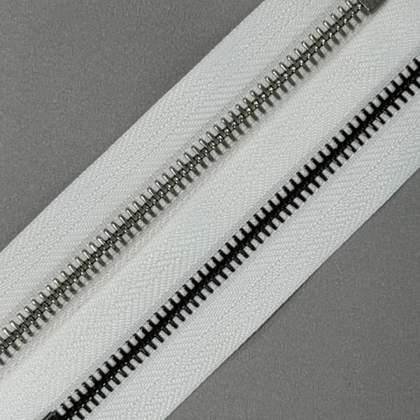 Quality Light Luxury #5 Brass Zipper High Hardness Euro Teeth Metal Zipper for sale