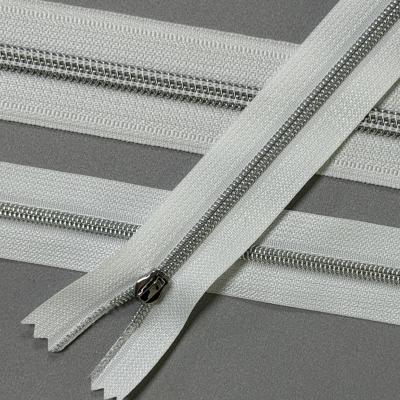 China Good Durability #3 Vacuum Plated Nylon Zipper Exudes A Sense Of Sophistication for sale