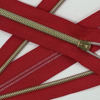 China 5# Vacuum Plated Nylon Zipper Eco-Friendly Fade Resistant Customization for Luxury Apparel for sale
