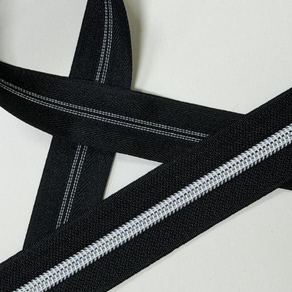 Quality Preferred Excipient #3 Vacuum Plated Nylon Zipper Plating Peeling Resistant for sale