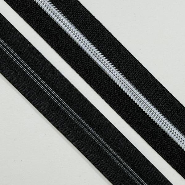 Quality Preferred Excipient #3 Vacuum Plated Nylon Zipper Plating Peeling Resistant for sale