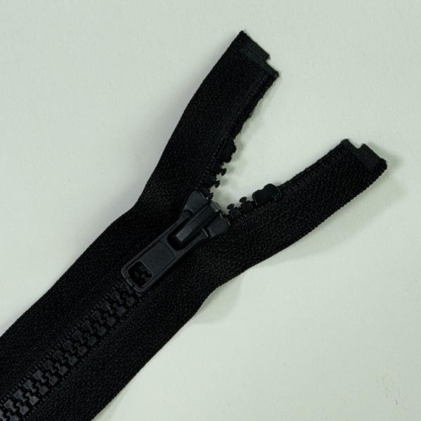 Quality Strong Visual Coherence #8 Black Plastic Zip Rounded Without Sharp Corners for sale