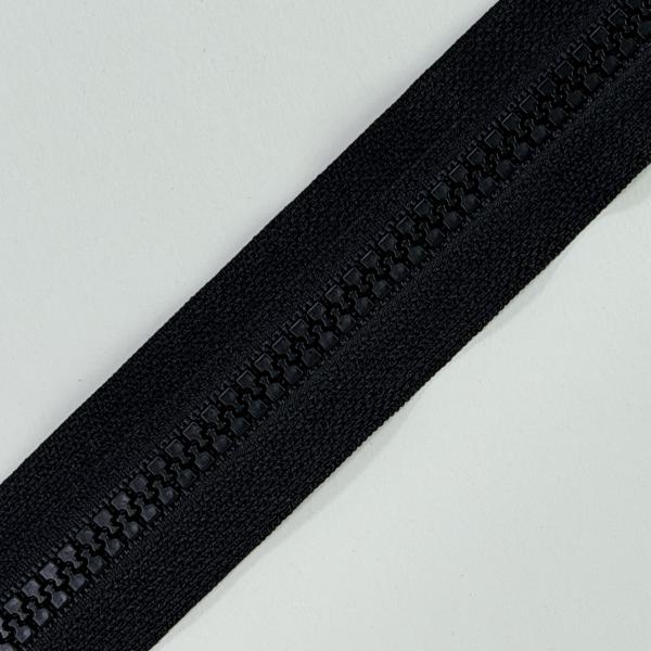 Quality Strong Visual Coherence #8 Black Plastic Zip Rounded Without Sharp Corners for sale