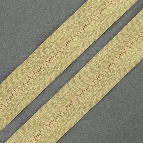 Quality Yellow Durable Resin Plastic Zipper #5 Rust Moisture Resistant for sale