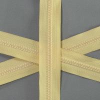 China Yellow Durable Open End Plastic Zipper #5 100cm Rust Resistant Smooth Slider for sale