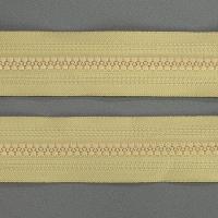 China Yellow Durable Open End Plastic Zipper #5 100cm Rust Resistant Smooth Slider for sale