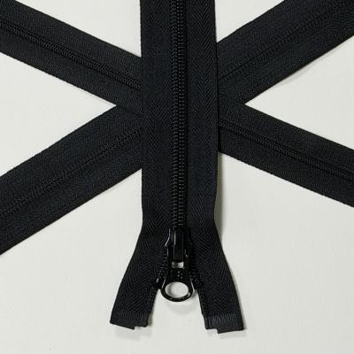 China Customizable #8 Black Nylon Zipper Rich Colors Smooth operation for sale