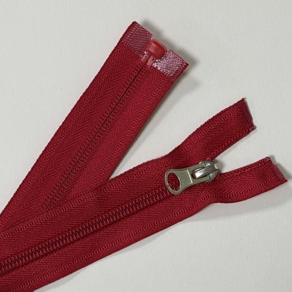 Quality Durable Red #5 Nylon Coil Zipper Smooth For Outerwear Sweatshirts for sale