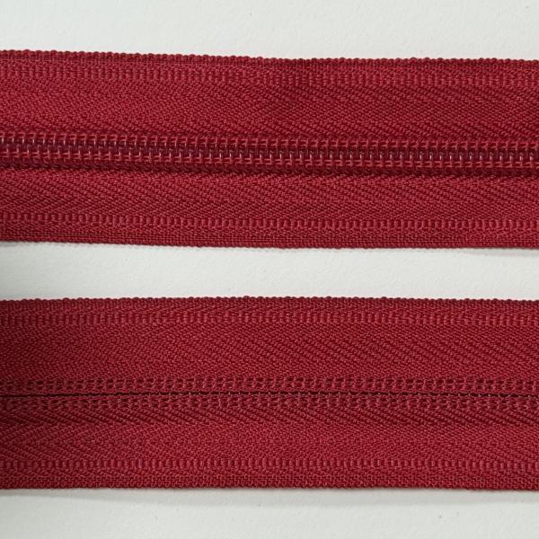 Quality Durable Red #5 Nylon Coil Zipper Smooth For Outerwear Sweatshirts for sale