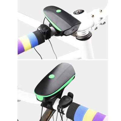 China New hot sale rechargeable Waterproof usb led bike/bicycle wheel decorative lights with custom sound bike horn for sale