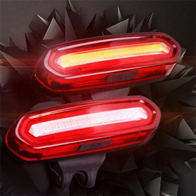 China Bike tail light USB Rechargeable Ultra-bright 6 Modes In One Rear LED Safety Strobe Flashing Fits on Road Bikes, Helmets for sale