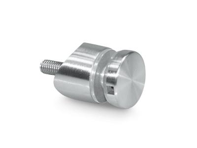 China Satin Chrome Plated 30mm Stainless Steel Glass Clips for sale