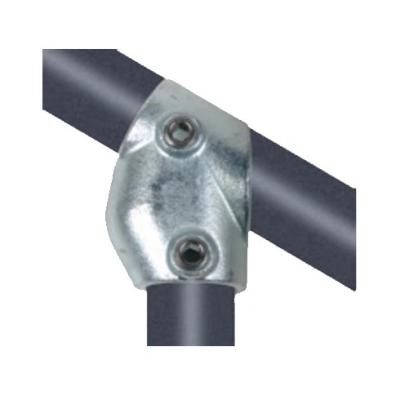 China Corrosion Resistant Iron Pipe Clamp Fittings / 30 - 60 Degree Adjustable Tee for sale