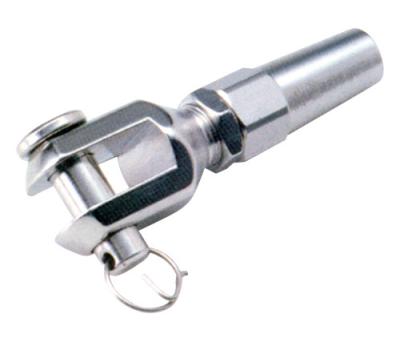 China Corrosion Resistant Stainless Steel Cable Railing Systems Swagless Jaw Terminal for sale