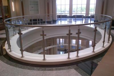 China Brushed / Polished Stainless Steel Balustrade Posts 316 Marine Grade for sale