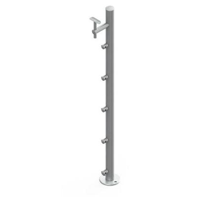 China 304 316 316L Stainless Steel Balustrade Posts For Balcony / Terrace / Stairs for sale