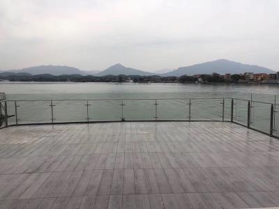 China W45mm * H121mm Frameless Glass Balustrade Stainless Steel Railing Tubes for sale
