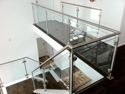 China 10mm Brushed 320 Satin Stainless Steel Railing Balusters for sale
