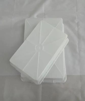 Cina BLANCO SORTITTO BANCO BLANCO GRANDE BASCINO DI RUBBETTA RETTANGOLARIO SUPERMARCHETTO AEROPORTO BALCINO DI PLASTICA congelazione degli alimenti in vendita