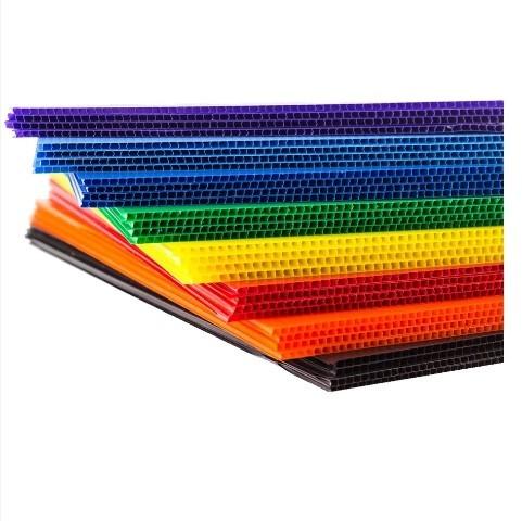 Quality PP Fluted Hollow Board Plastic Honeycomb Panel for sale