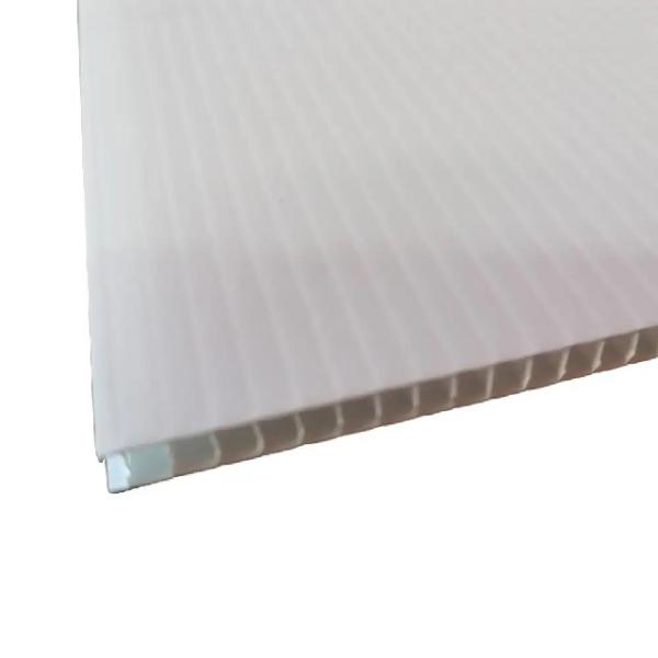 Quality 4x8 Corrugated Plastic Sheets 4mm White Polypropylene PP Coroplast Sheet for Protection Packing Printing for sale
