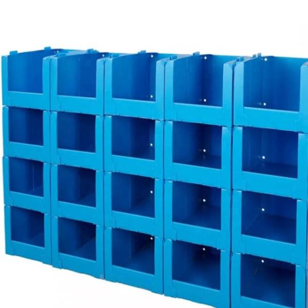 Quality Stackable PP Storage Warehouse Picking Box Bin Corrugated Plastic Picking Bins for sale