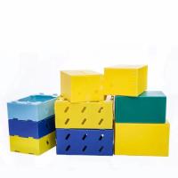China Polypropylene Stacking Corex Bins Corflute Archive Boxes for Packing for sale