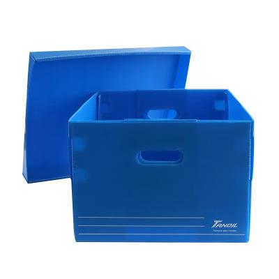 China Corrugated Polypropylene PP Plastic Archive Storage Box for sale