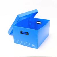 China Fluted Polypropylene PP Plastic Corflute Archive Box for sale