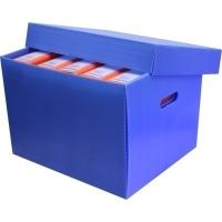 China Folding Polypropylene PP Corrugated Plastic Archive Box for sale