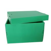 China Folding Polypropylene PP Corrugated Plastic Archive Box for sale