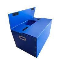 China Folding Polypropylene PP Corrugated Plastic Archive Box for sale