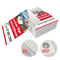 Quality 12"x18", 24"x18", 24"x24", 36"x24" 4mm Corrugated Plastic Yard Signs Printing for sale