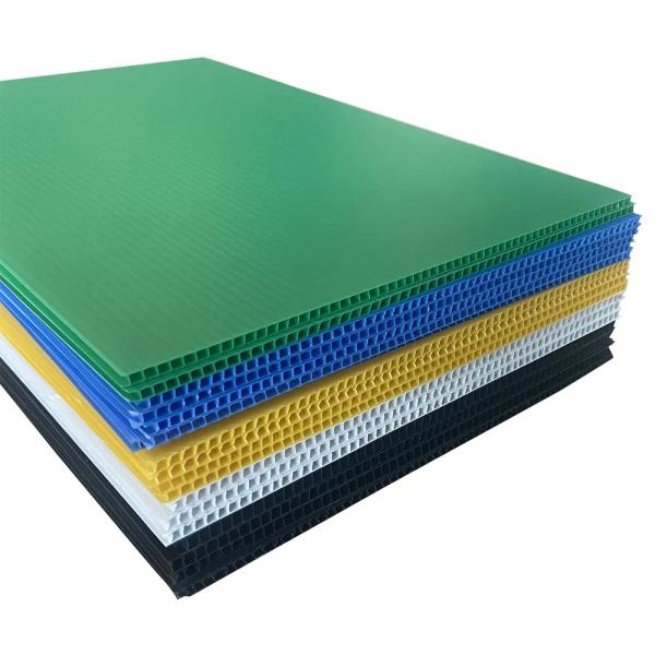 Quality 4x8 Polypropylene Plastic Corrugated Hollow Board for Wall & Floor Protection for sale