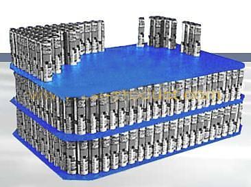 Quality High Strength Corrugated Plastic Layer Pads Coroplast Bottles Separators for sale