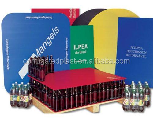Quality Corrugated Plastic Polypropylene Layer Pad with All Sealed Sides and Round for sale