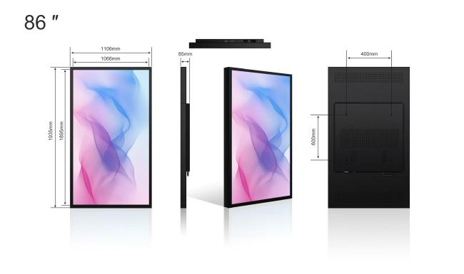 Close-up of display interface ports
