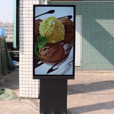 Cina I bordi all'aperto a 55 pollici del menu di Digital guidano da parte a parte per il monitor pieno 3000nits dei fast food HD in vendita
