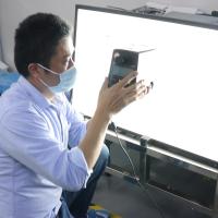 China 55 Inch Window LCD Display Touch Screen 2500 cd/m2 High Brightness Shop Storefront Display for sale